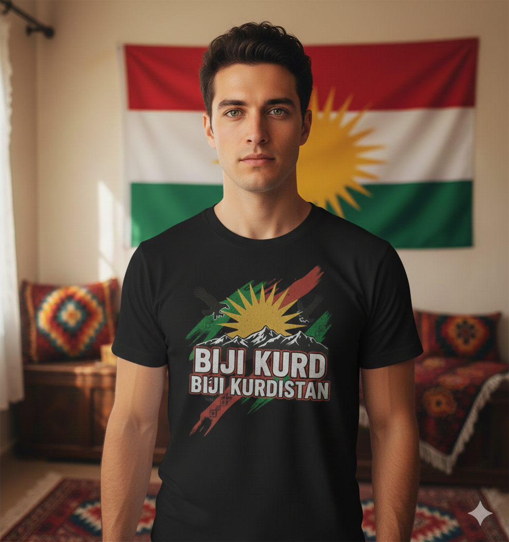 Biji Kurd Biji Kurdistan - T Shirt - Kurdistan Store – Kurdistan Shop